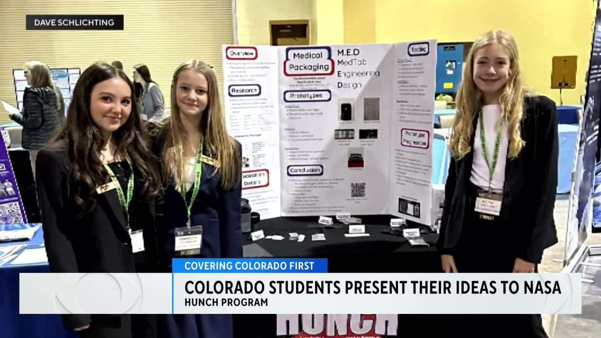 Colorado students present biomedical designs to NASA through HUNCH program