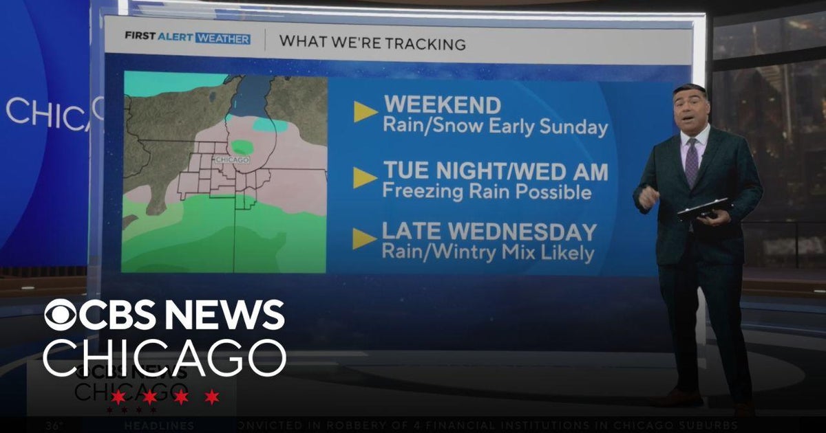 Snow and rain mix possible this weekend; freezing rain chance next week ...