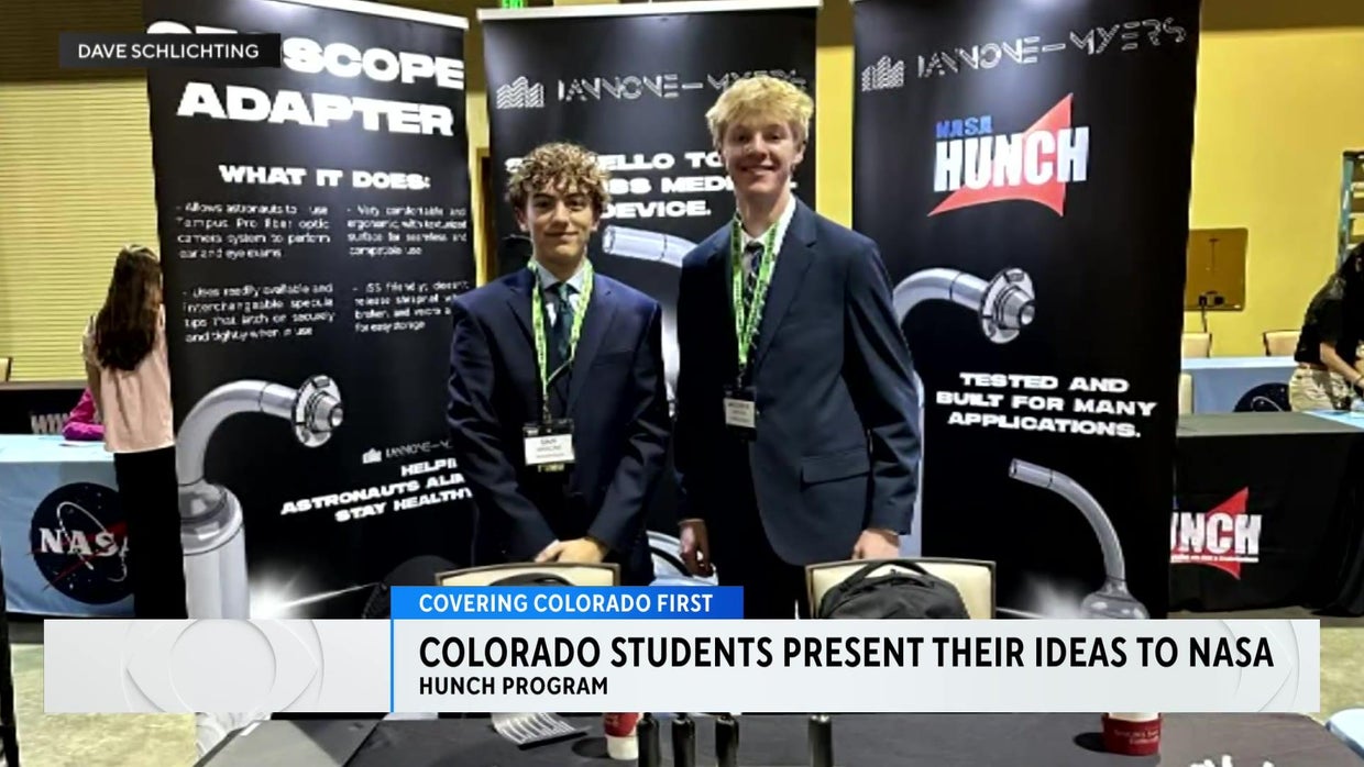 Colorado students present biomedical designs to NASA through HUNCH program