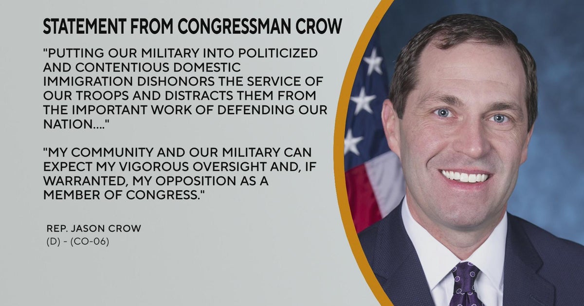 Colorado Congressman Jason Crow to visit Buckley Space Force Base - CBS ...