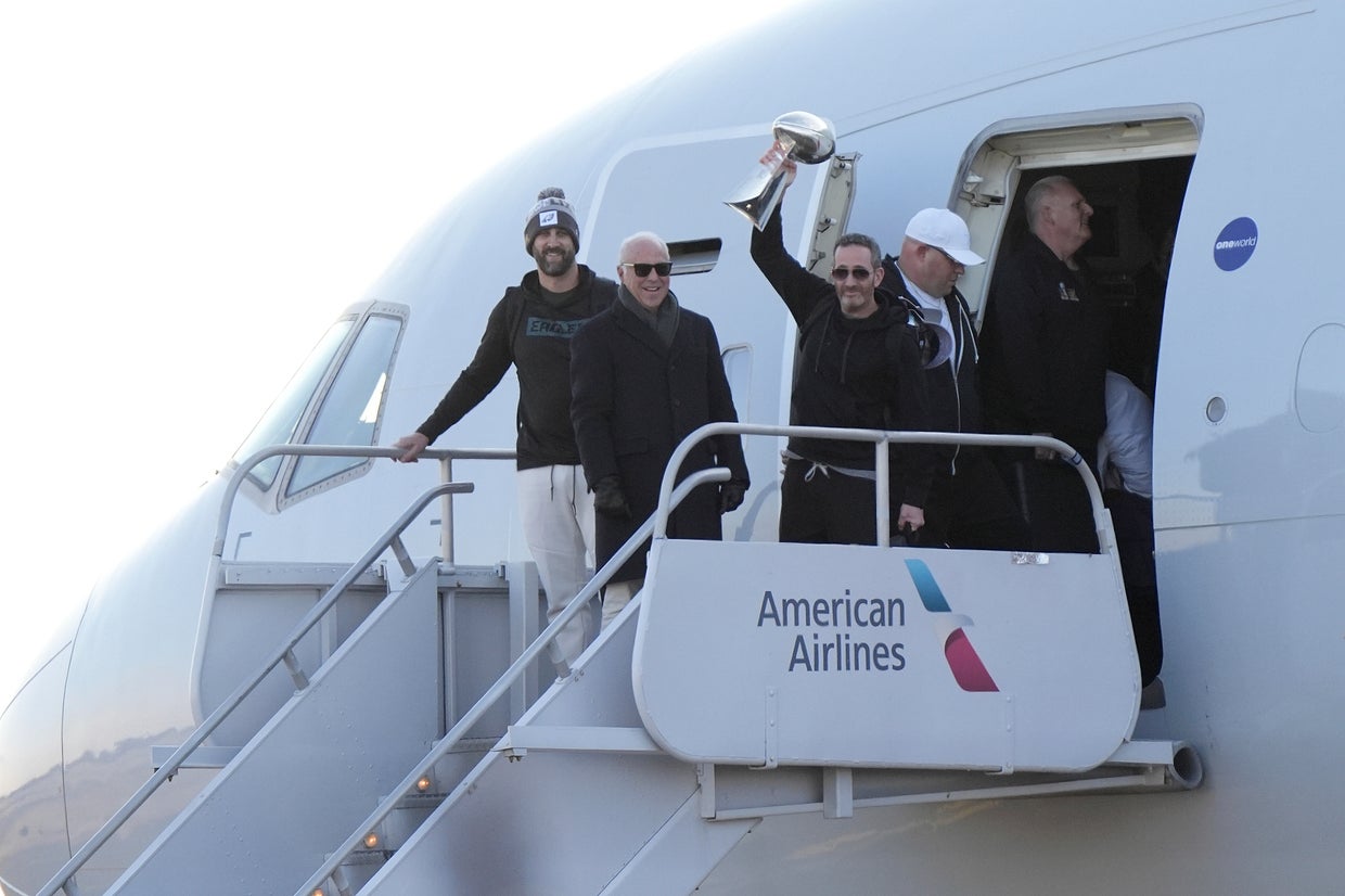 Eagles return to Philadelphia after Super Bowl LIX win over Kansas City ...