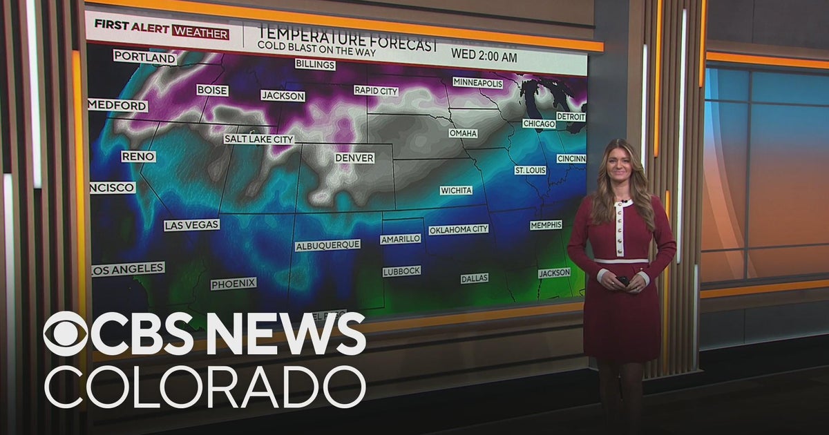 First Alert Weather Day as cold and snow move in to Colorado - CBS Colorado