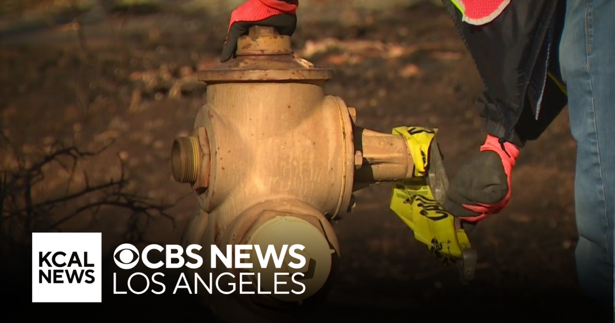 More than 1,300 fire hydrants need maintenance across Los Angeles - CBS ...