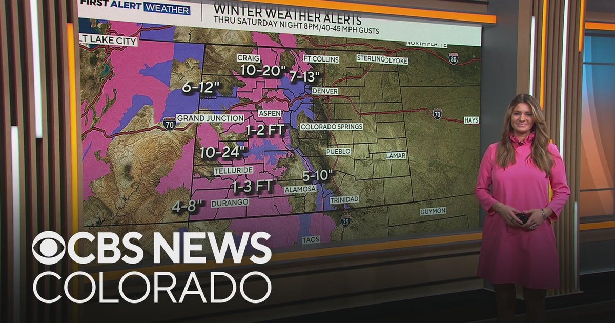 Strong storm brings heavy snow to Colorado's mountains, and a chance of ...