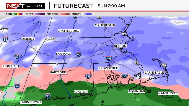 Snowstorm in Massachusetts will bring a high risk for ice; maps show ...