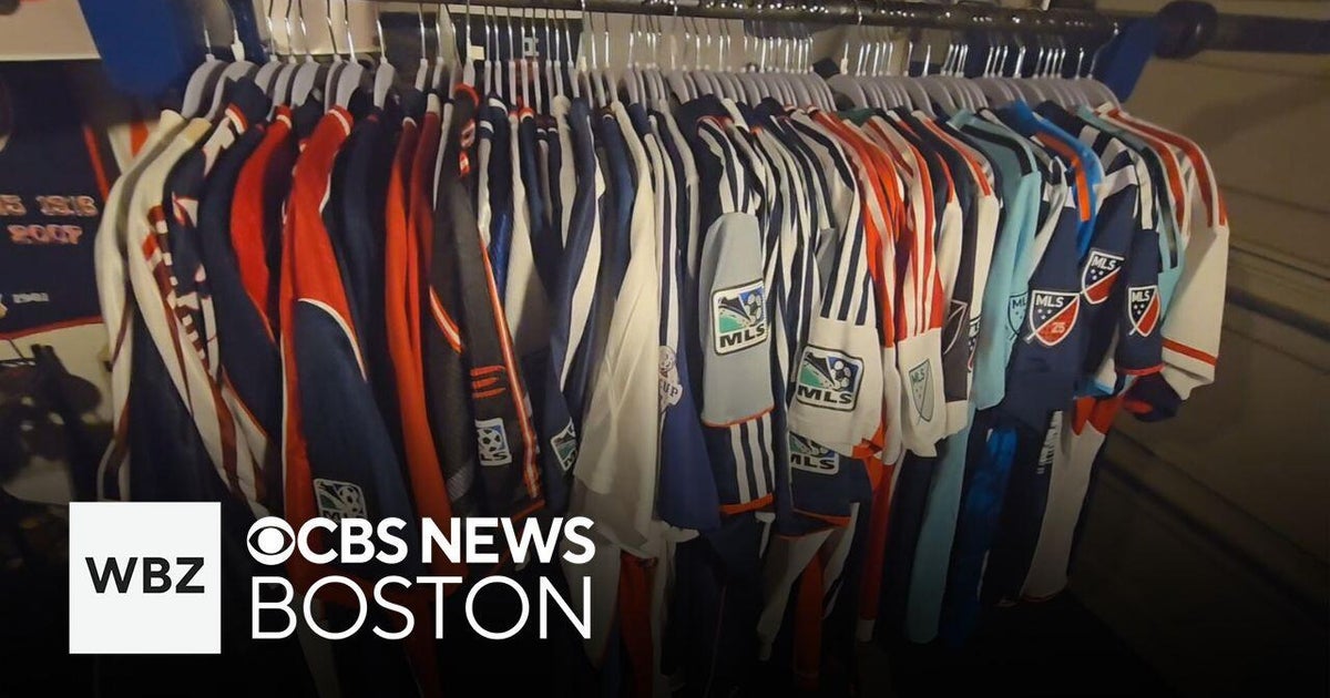 New England Revolution superfan shows off special 67-jersey collection ...