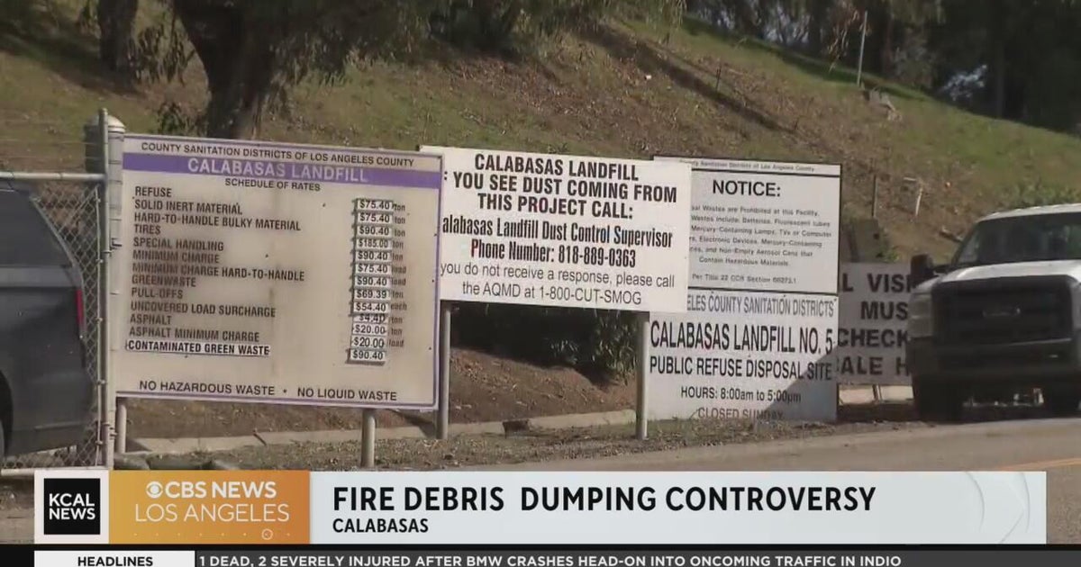 Calabasas residents and officials oppose plan to dump toxic fire debris ...