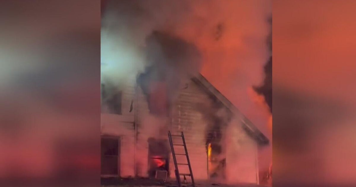 Crews called to massive house fire in Kittanning - CBS Pittsburgh