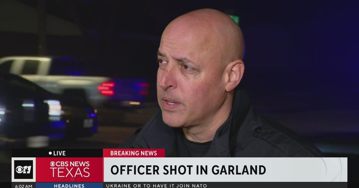 Garland PD officer shot, suspect killed early Monday - CBS Texas