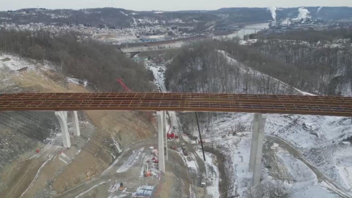 Steady progress being made through Jefferson Hills on the Mon-Fayette ...