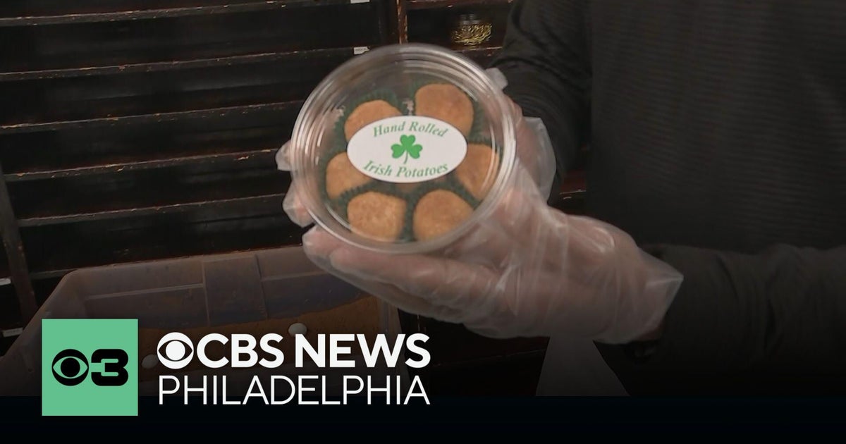 Cape May's Original Fudge Kitchen shows you how to make Irish potatoes ...