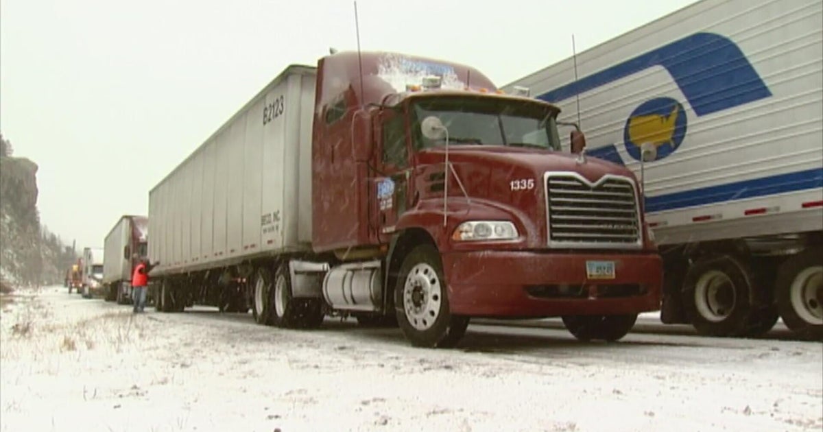 Chain law enforcement along I-70 ensures commercial vehicles travel ...