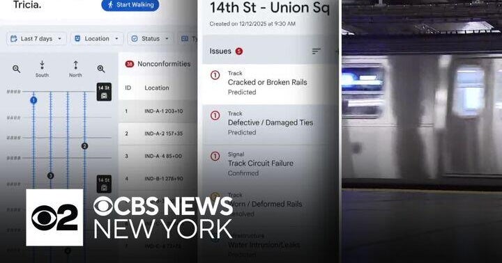 MTA studying technology that helps scan tracks for debris - CBS New York