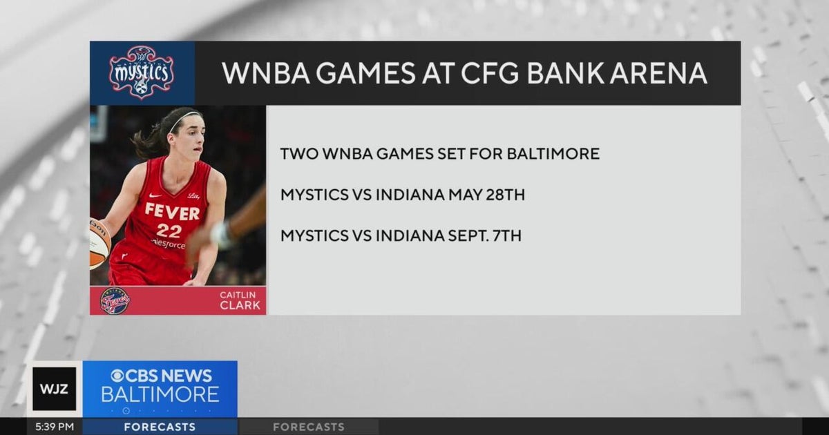 Caitlyn Clark to play WNBA game in Baltimore - CBS Baltimore