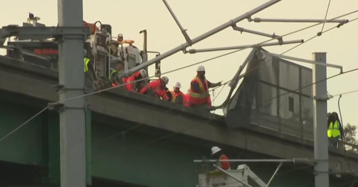 Caltrain service restored following big-rig crash on Hwy 101 - CBS San ...