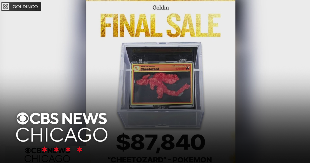 Pokémon shaped Cheeto sells for over $87K - CBS Chicago