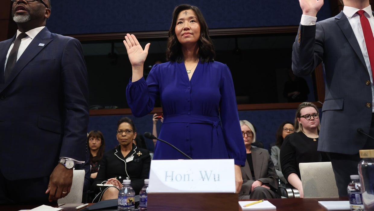 Boston Mayor Michelle Wu defends "sanctuary city" policies before ...