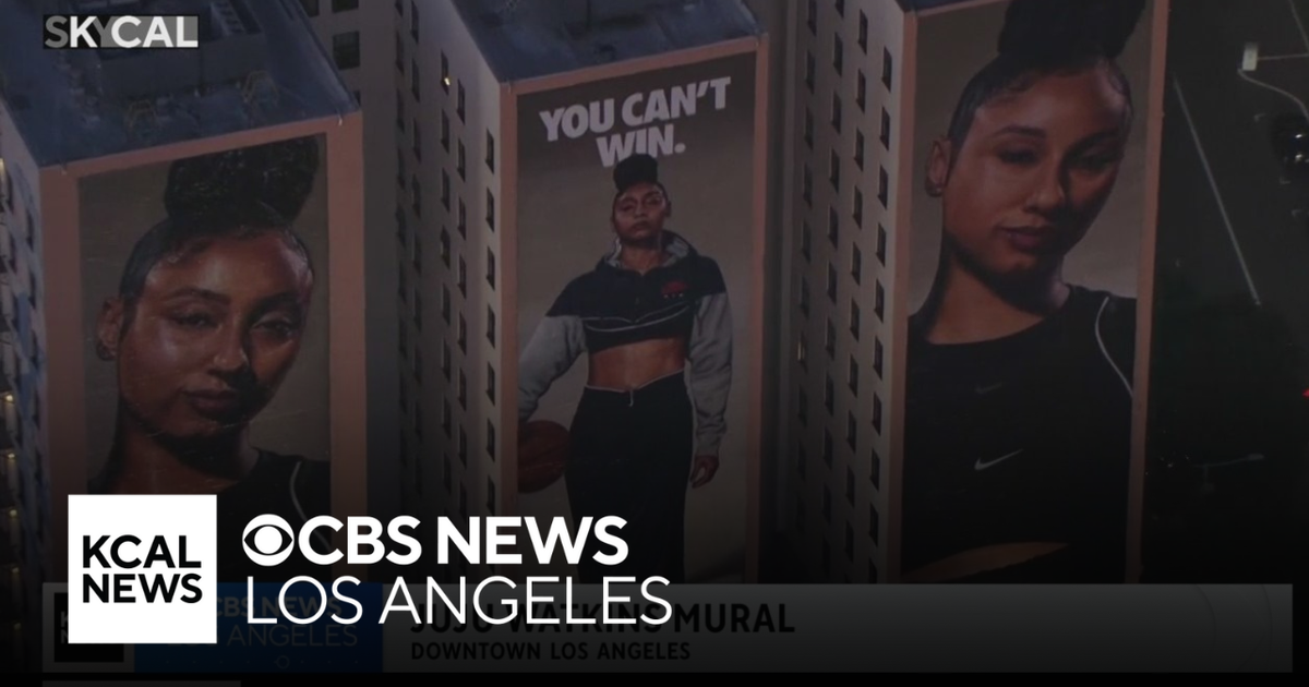 Massive mural showcasing USC star JuJu Watkins pops up in downtown Los ...