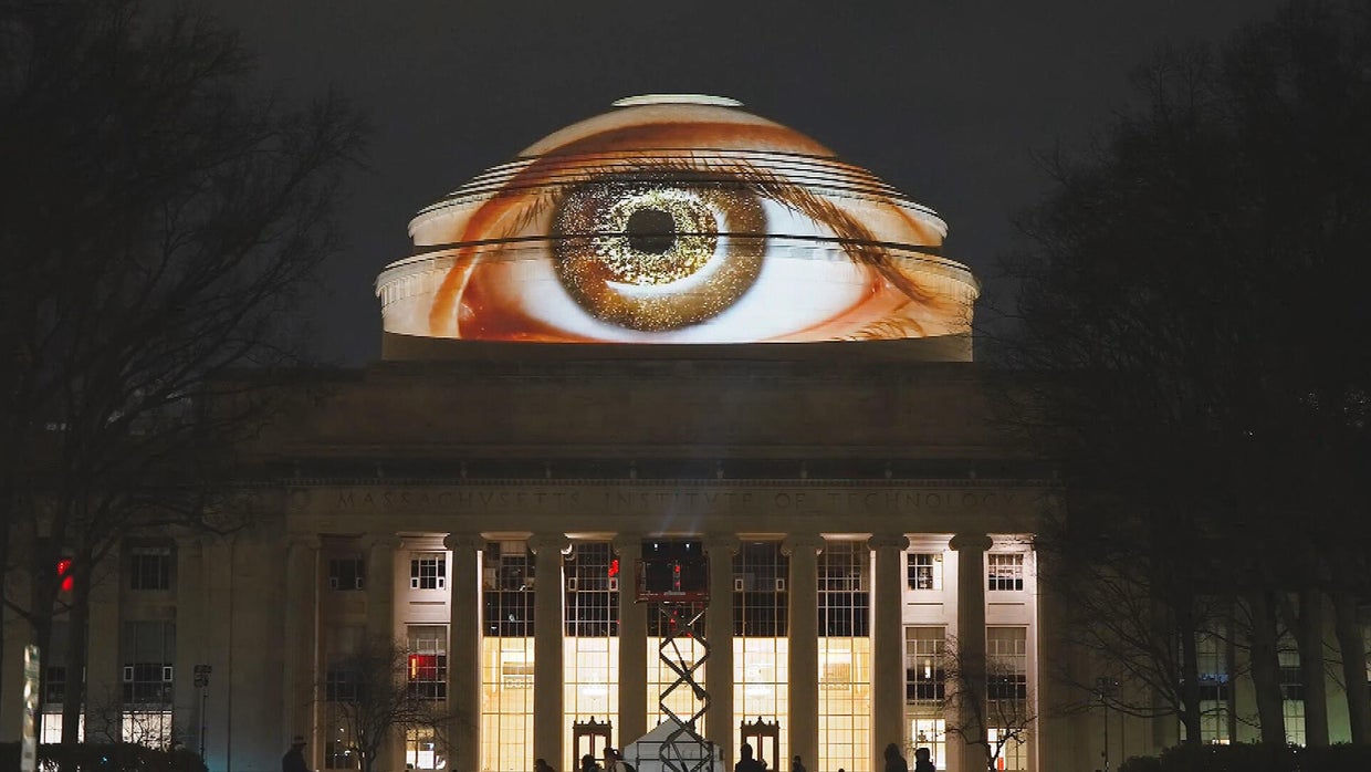 Why are there giant eyes on the MIT dome? The story behind the art ...
