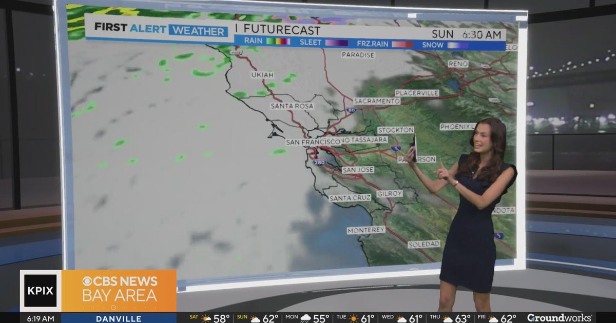 First Alert Weather Saturday morning forecast - CBS San Francisco