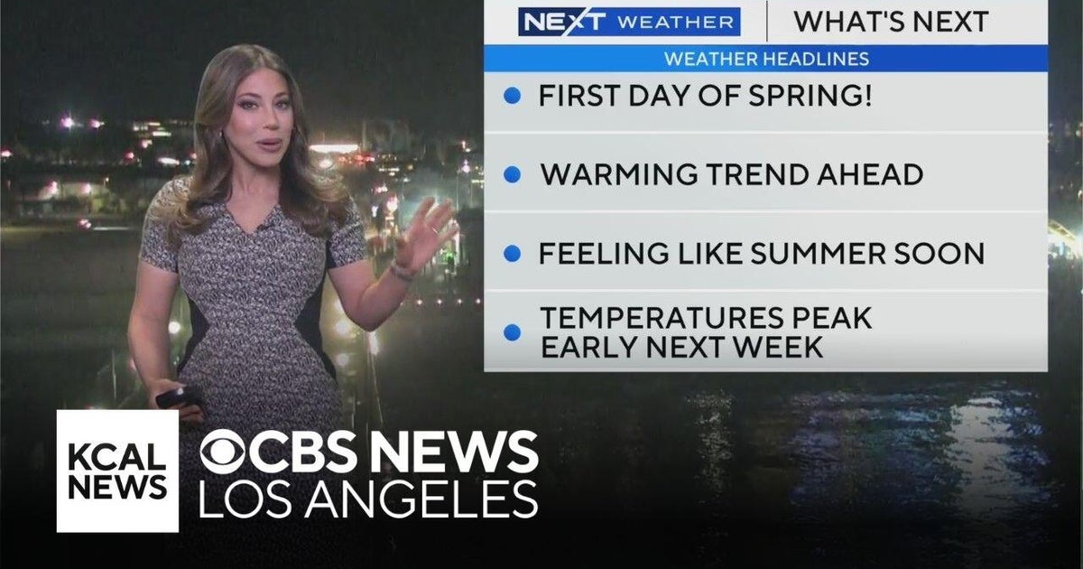 Alex Biston’s 5 a.m. forecast | NEXT Weather - CBS Los Angeles