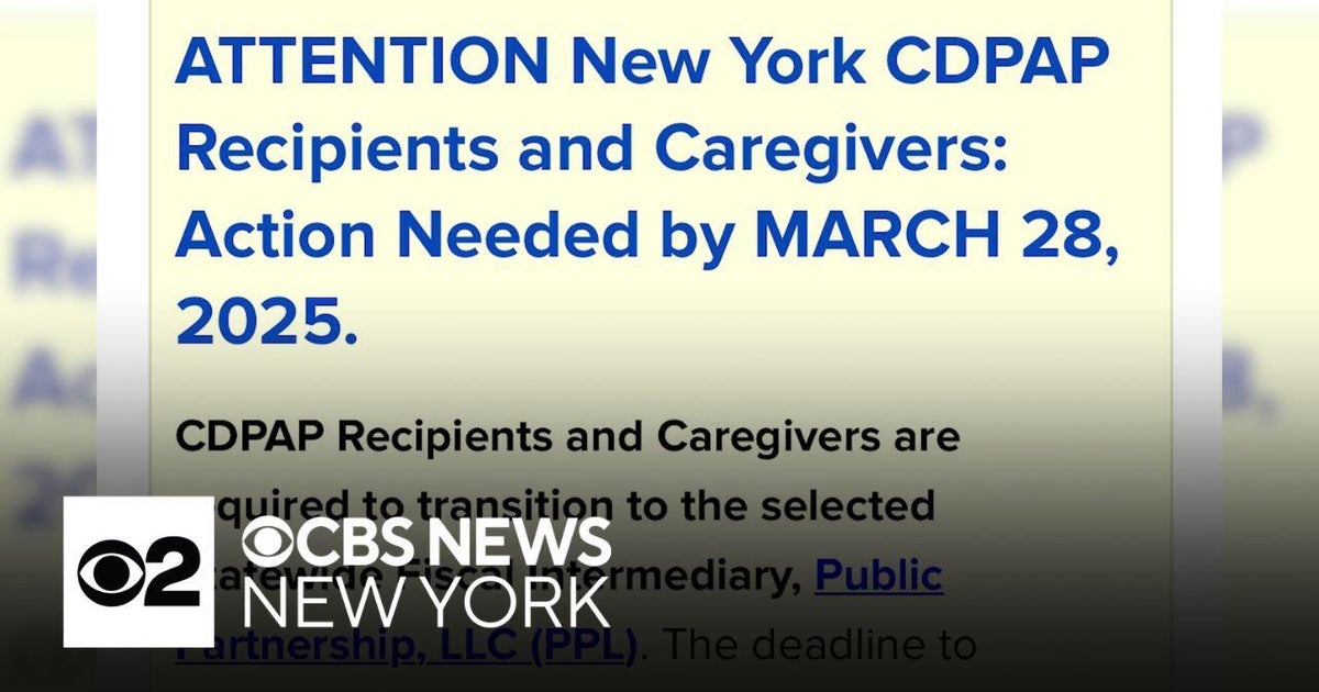 New York CDPAP's new payment system causing confusion - CBS New York