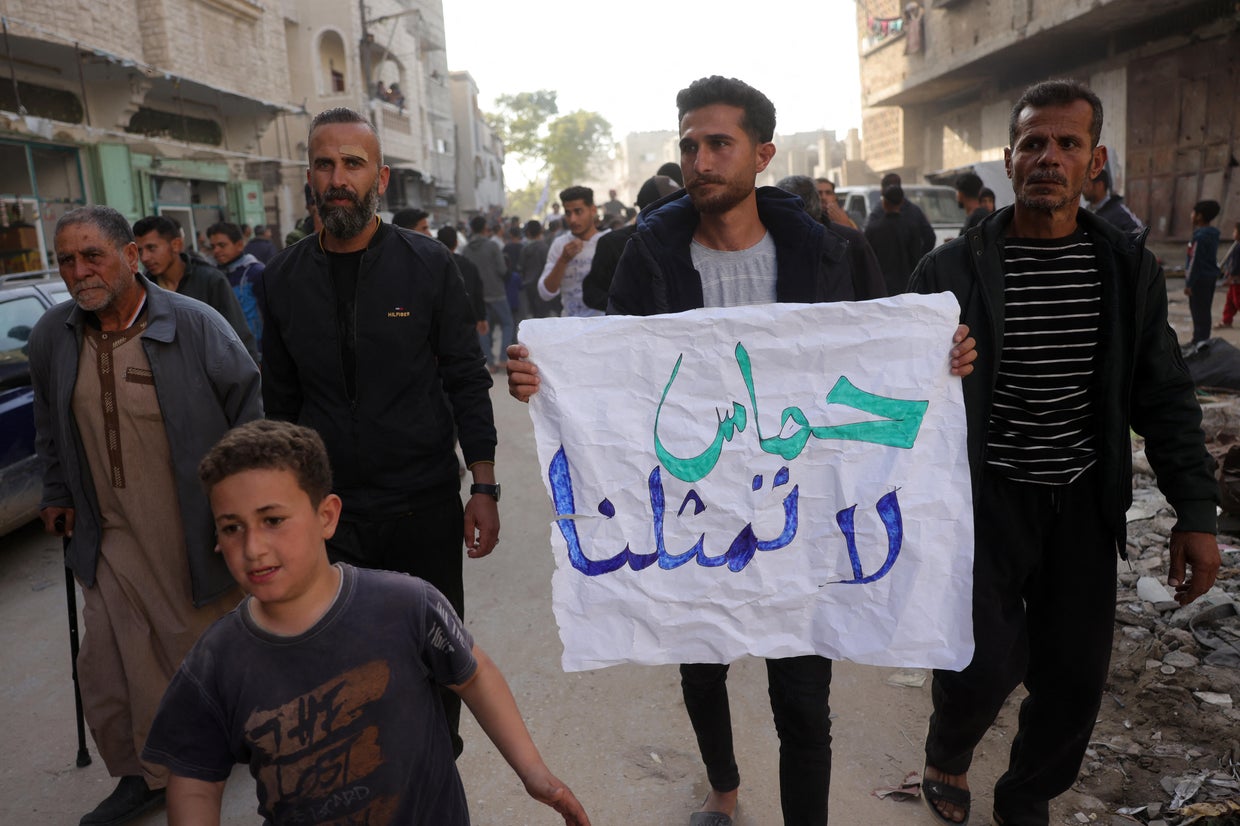 Anti-war protests in Gaza reveal anger at Hamas, as U.S.-designated ...