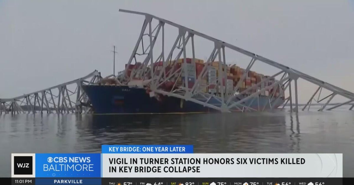 Baltimore County vigil honors victims of Key Bridge collapse - CBS ...