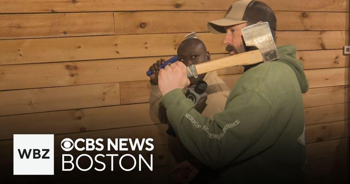 Plymouth axe throwing venue gives tips on how to properly throw knives ...