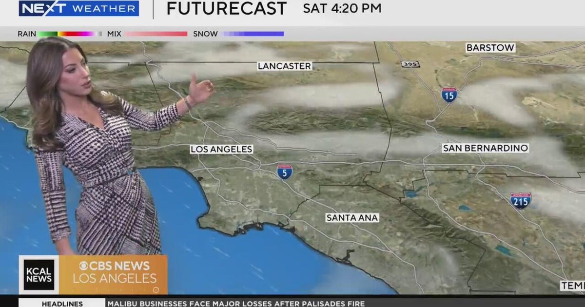 Alex Biston’s 7 a.m. forecast | NEXT Weather - CBS Los Angeles