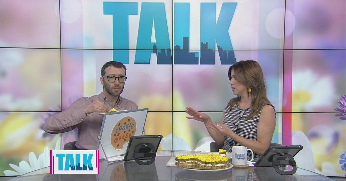 Boaz tries Heather's Pirates-themed cookie cake - CBS Pittsburgh