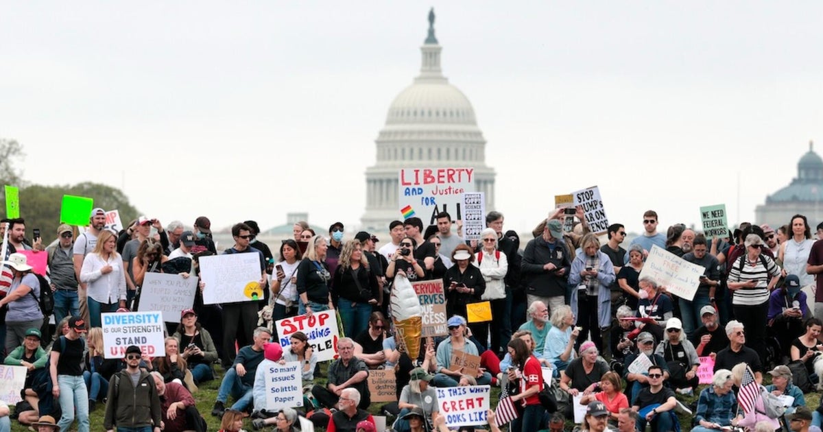 "Hands off!" rallies across U.S. protest Trump administration policies ...