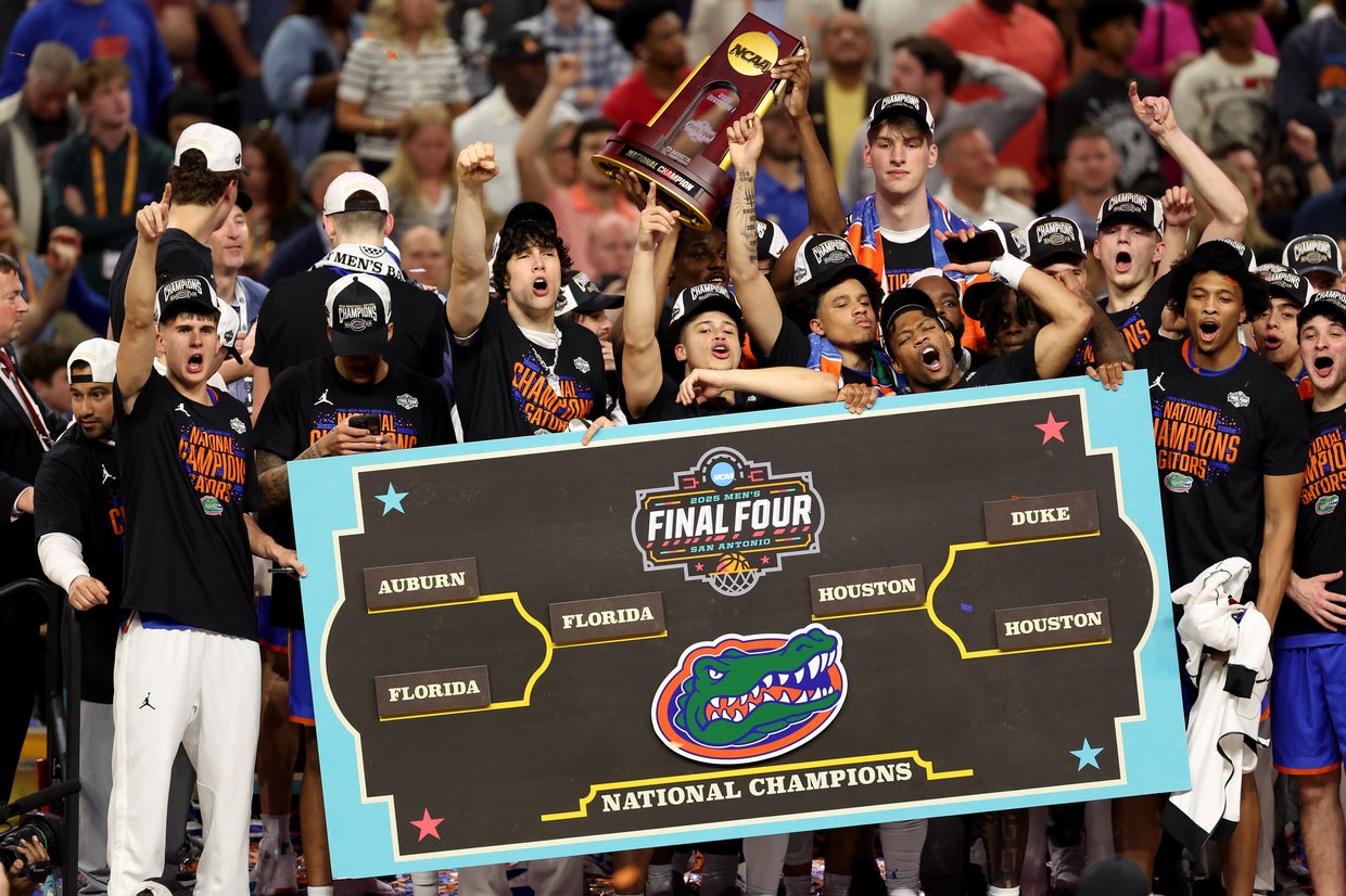 Florida Gators beat Houston Cougars 65-63 to win NCAA men's basketball ...