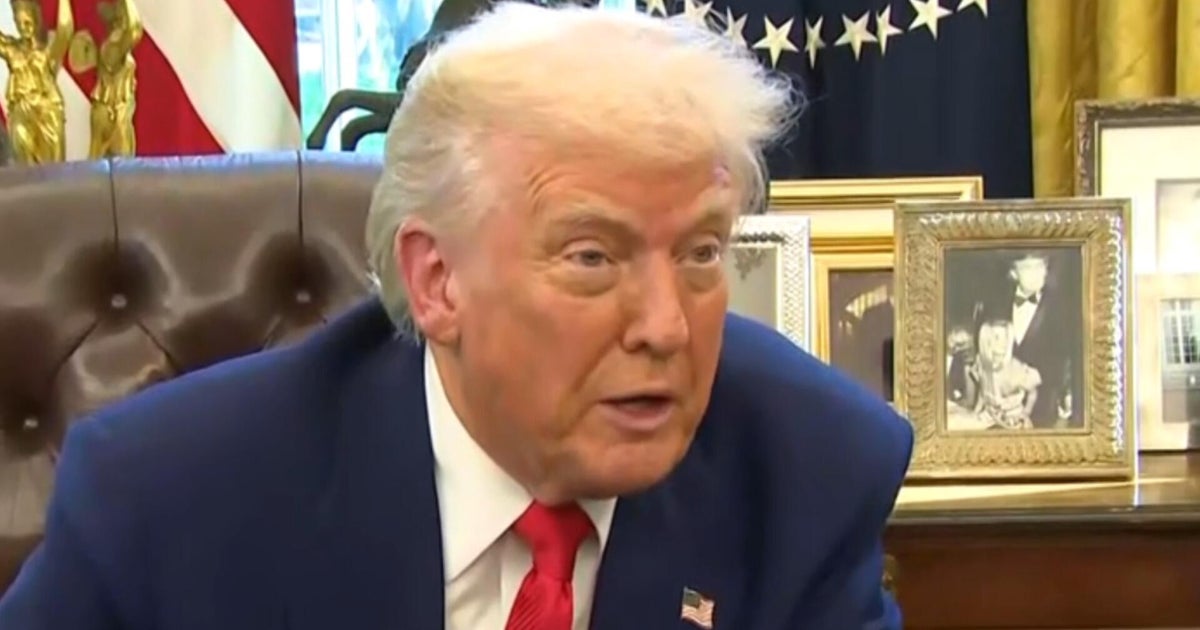 Trump takes questions on tariffs after announcing pause - CBS News