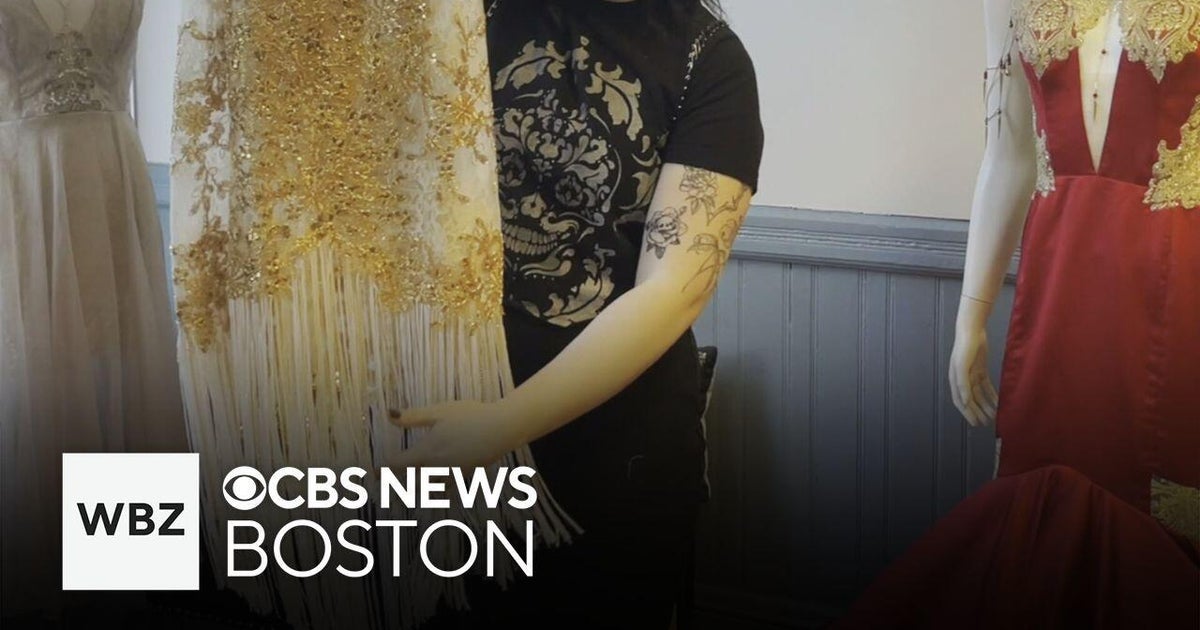 Dress designer from Massachusetts worried material prices could go up ...