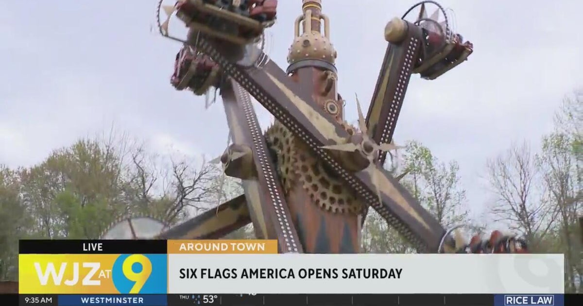 Around Town: Six Flags America opens Saturday for the season - CBS ...