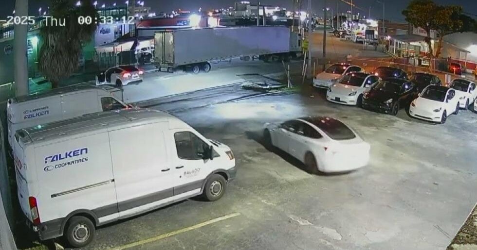 Theft of Teslas from Northwest Miami-Dade business caught on camera ...