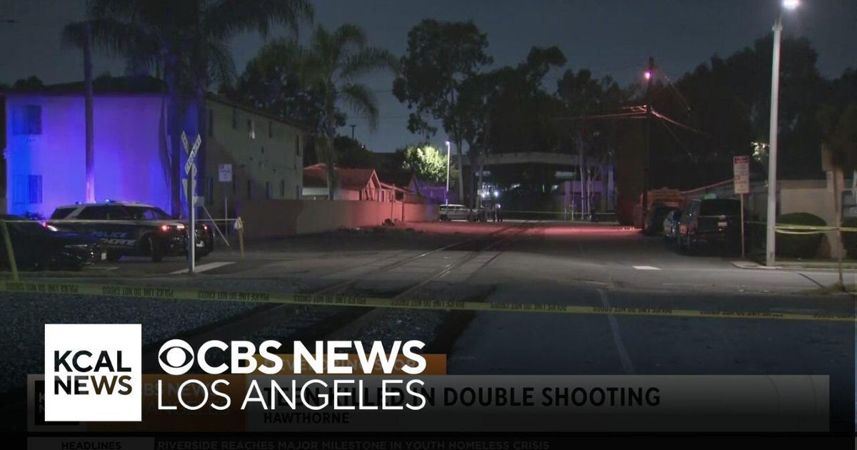 Teen killed in Hawthorne double shooting - CBS Los Angeles