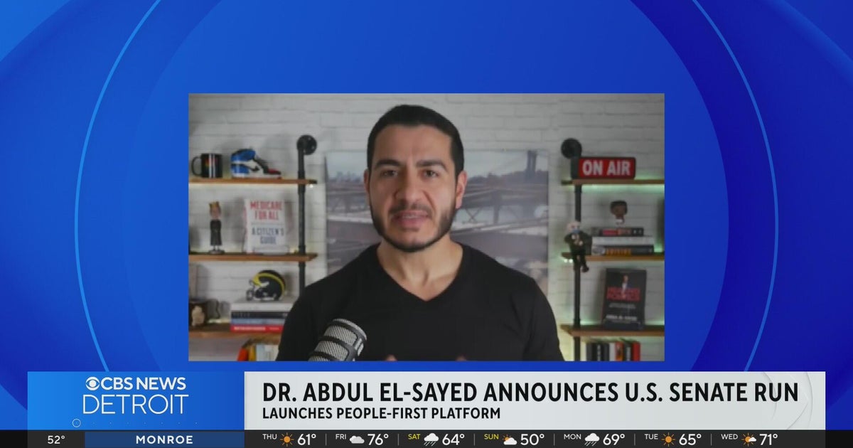 Abdul El-Sayed announces campaign for U.S. Senate seat from Michigan ...