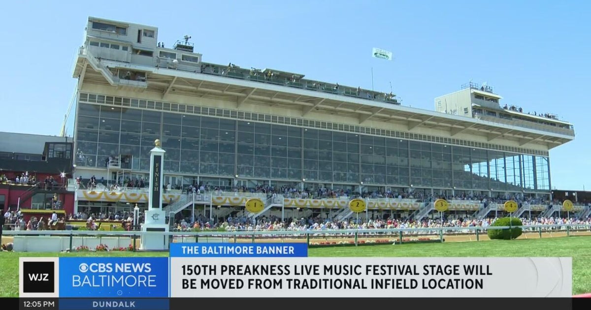 150th Preakness live music festival stage will be moved from ...