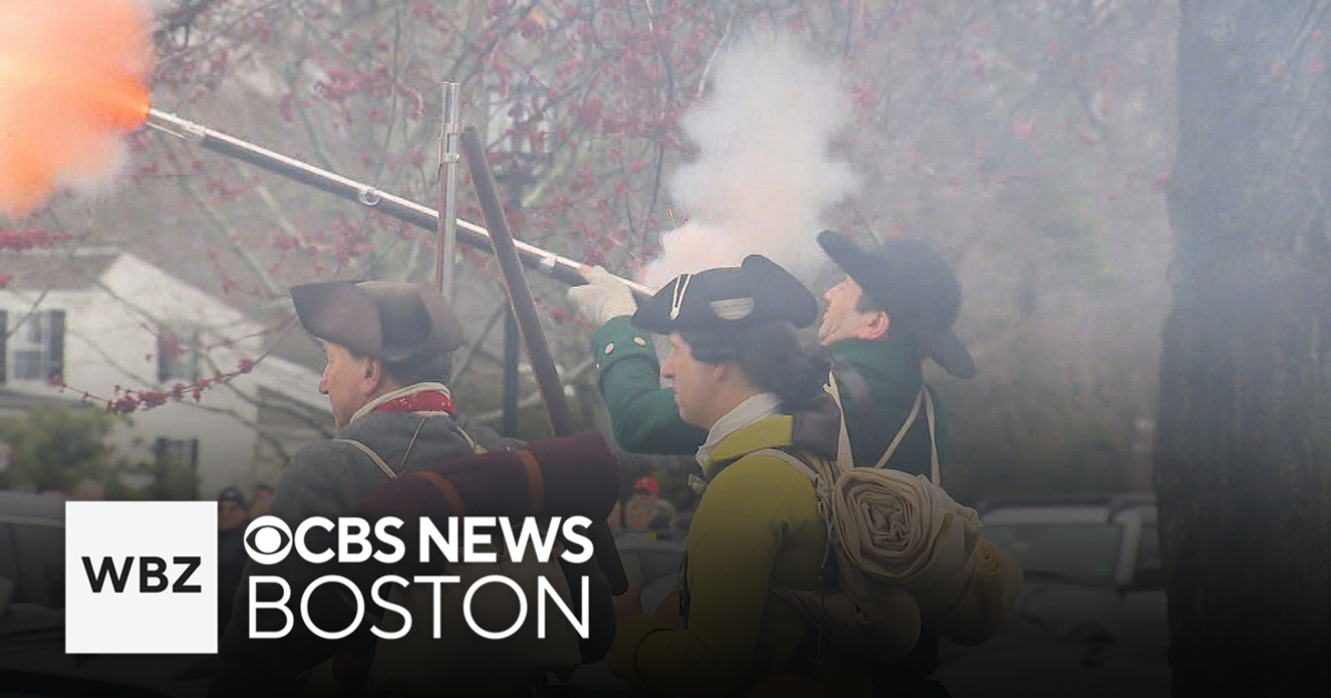Which town fired the first shot of the American Revolution? - CBS Boston