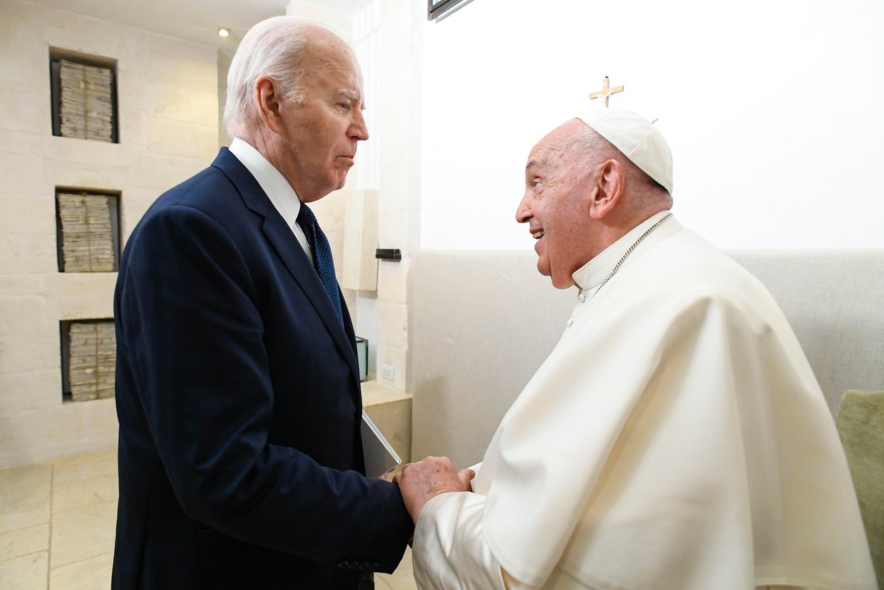 Biden calls Pope Francis "one of the most consequential leaders of our ...