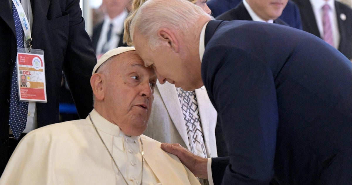 Biden pays tribute to Pope Francis, calling him "a light of faith, hope ...
