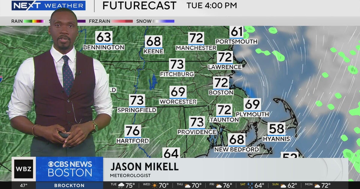 Next Weather: WBZ morning forecast for April 22, 2025 - CBS Boston