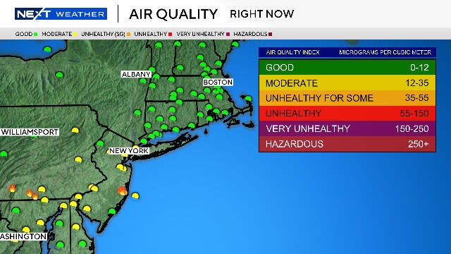 Maps show how New Jersey wildfire smoke may affect air quality in ...