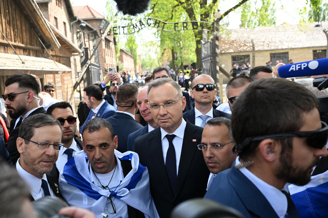 Thousands, including Holocaust survivors and freed Israeli hostages ...