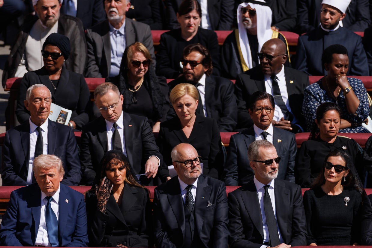 Where Trump, other world leaders were sitting at Pope Francis' funeral ...