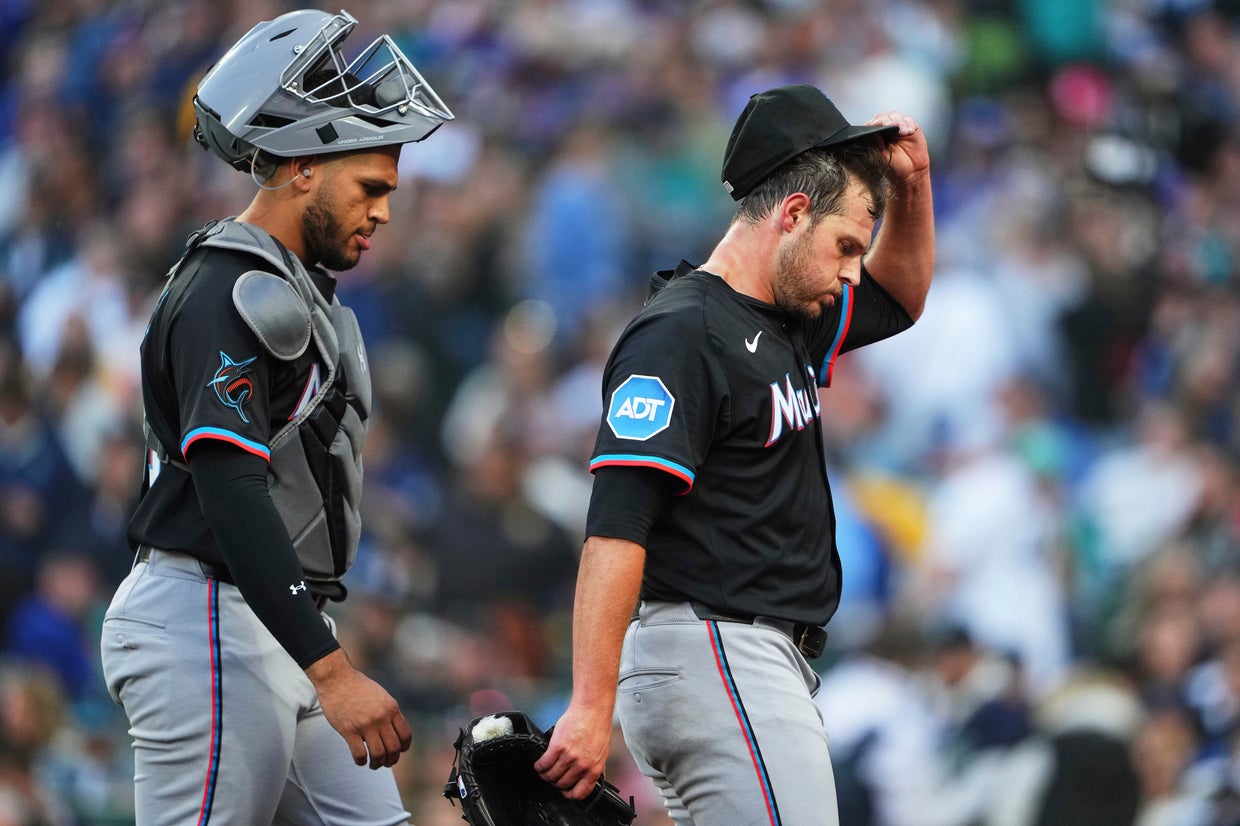 Polanco homers twice to help Seattle Mariners rout Miami Marlins 14-0 ...