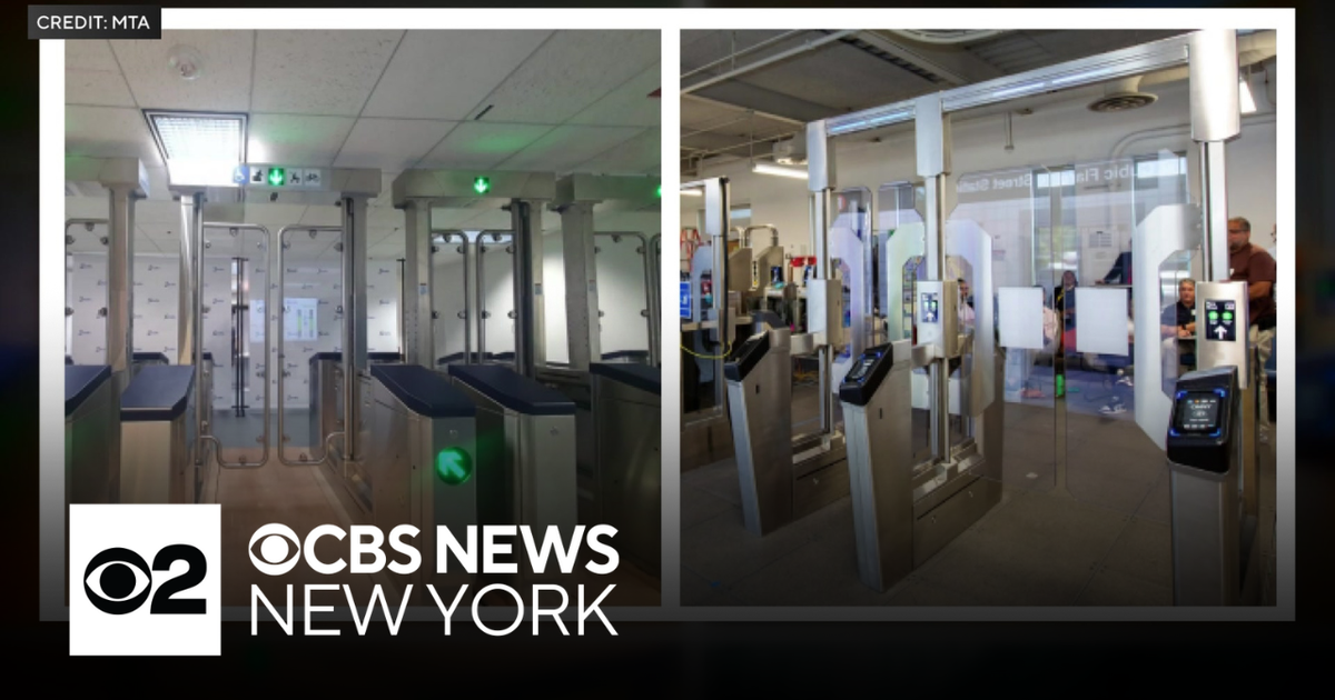 MTA looking into new fare gates for NYC subway turnstiles - CBS New York