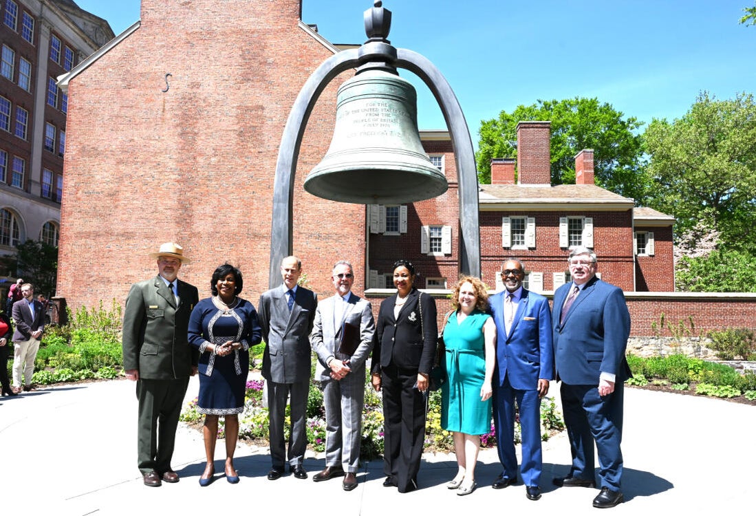His Royal Highness, Britain's Prince Edward, visits Philadelphia for ...